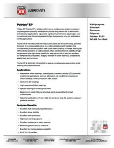 PHILLIPS 66 POLYTAC EP GREASE - Yoder Oil