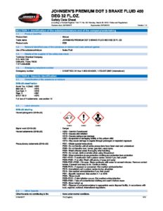 JOHNSENS DOT 3 BRAKE FLUID 2232 - Yoder Oil