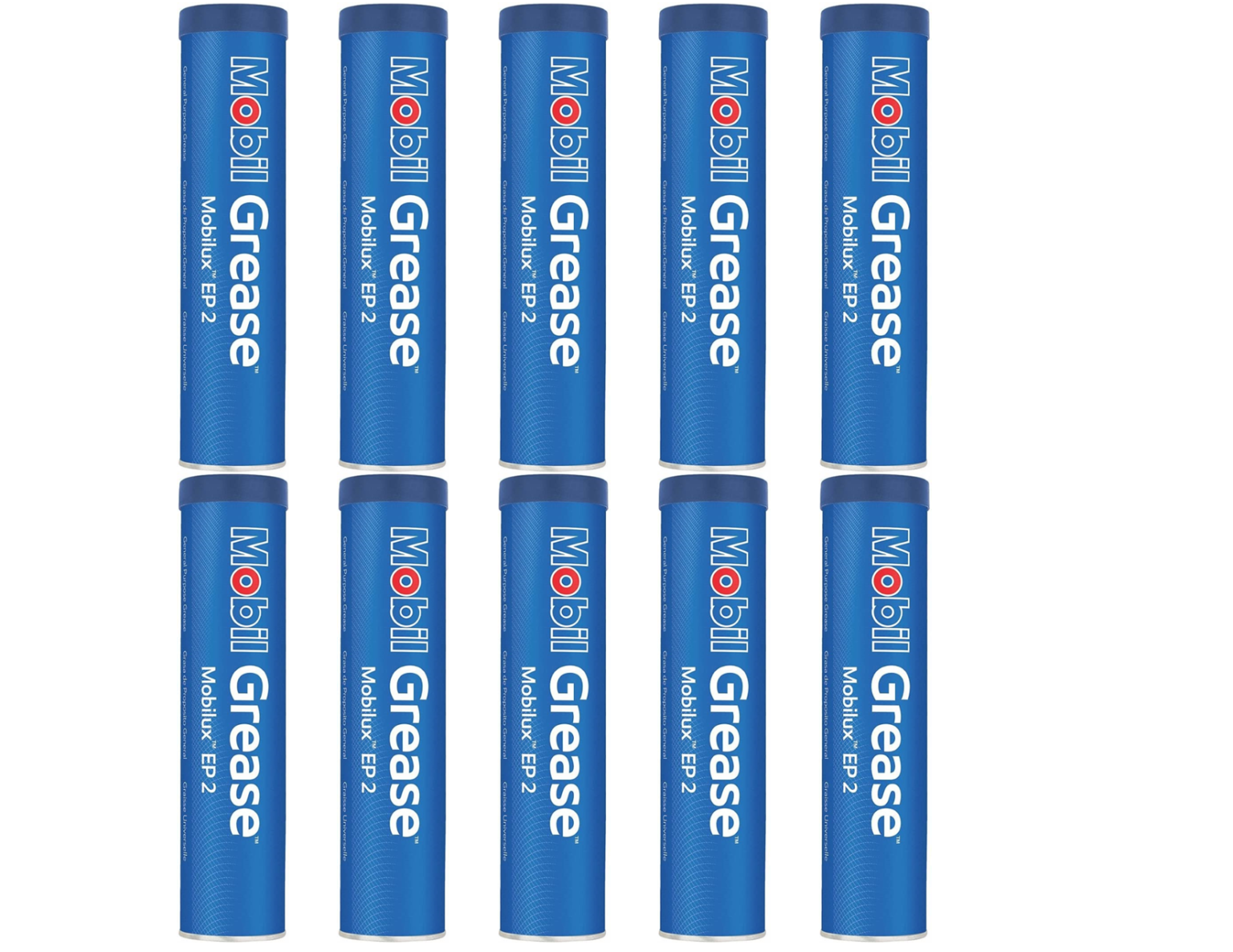 Mobilux EP #2 Grease - 10/1 Tubes - Yoder Oil